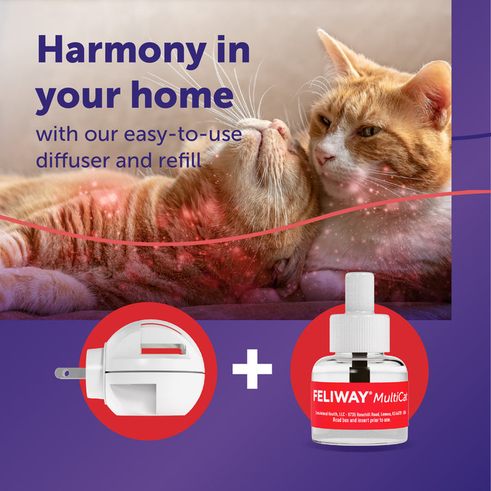 FELIWAY® MultiCat Diffuser Kit | Cat Calming Diffuser